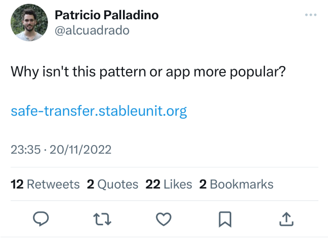 ERC-20 Safe Transfer