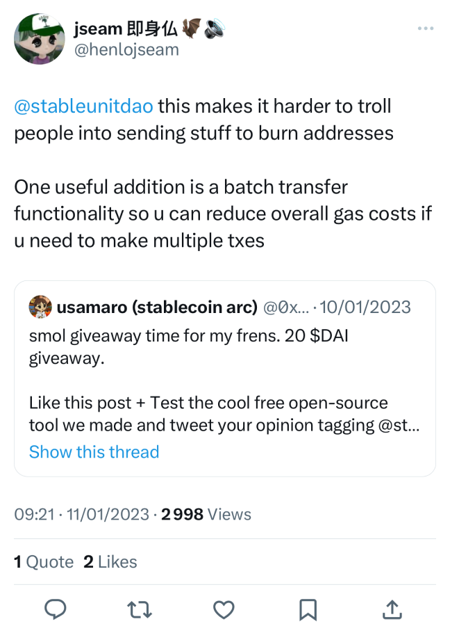 ERC-20 Safe Transfer
