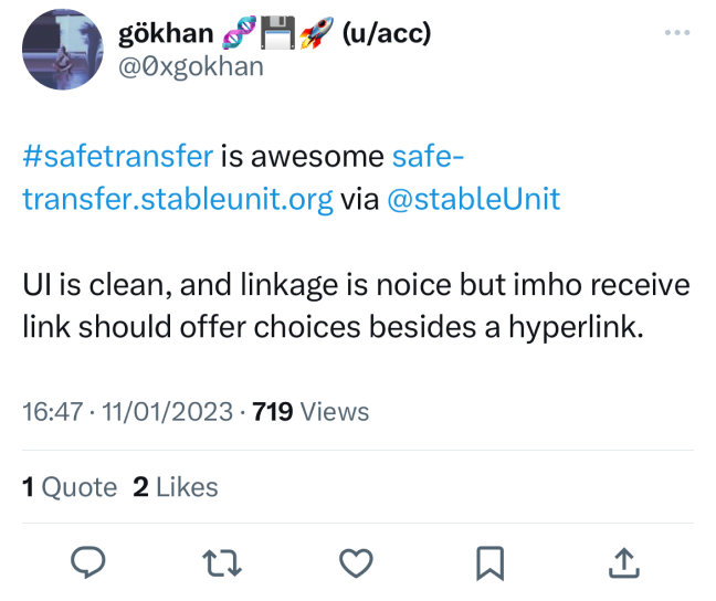 ERC-20 Safe Transfer