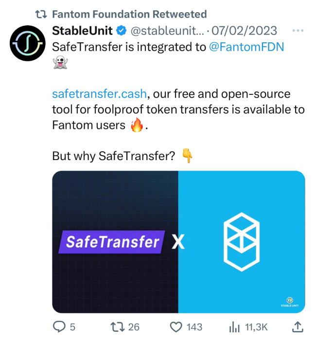 ERC-20 Safe Transfer